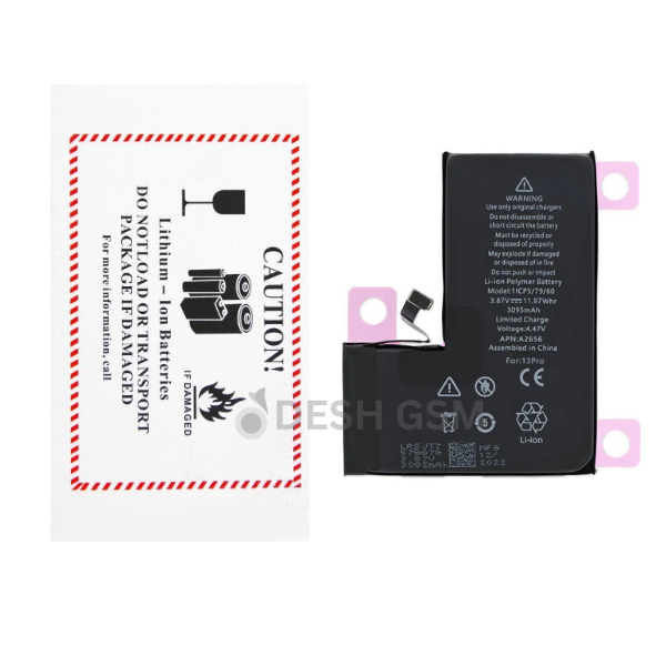 BATTERIE IPHONE 13 PRO (TI IC ) 3095mAh Original Capacity – DESH GSM