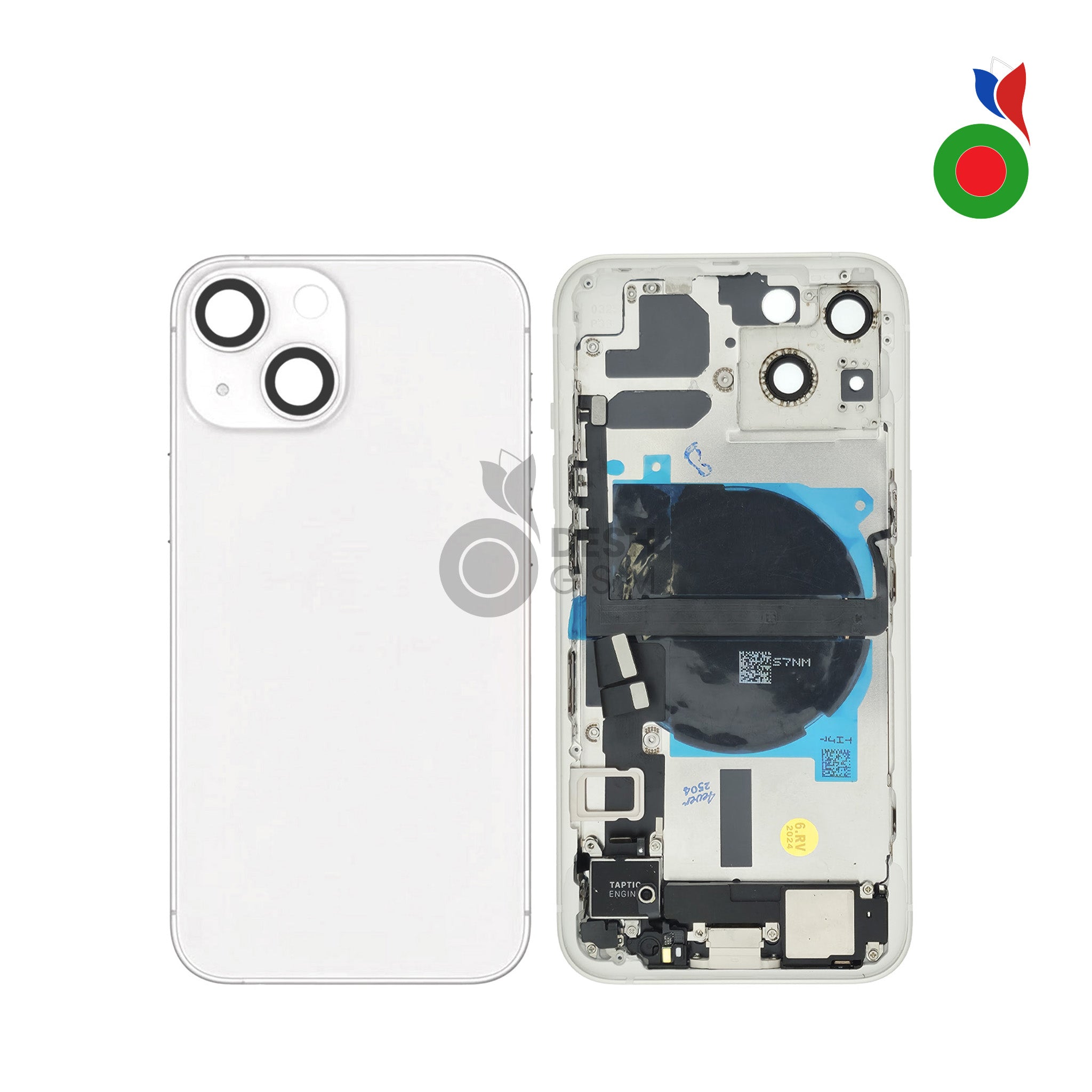 Chassis Complet avec Pièces iPhone 13 (OEM) - LUMIÈRE STELLAIRE/BLANC ...