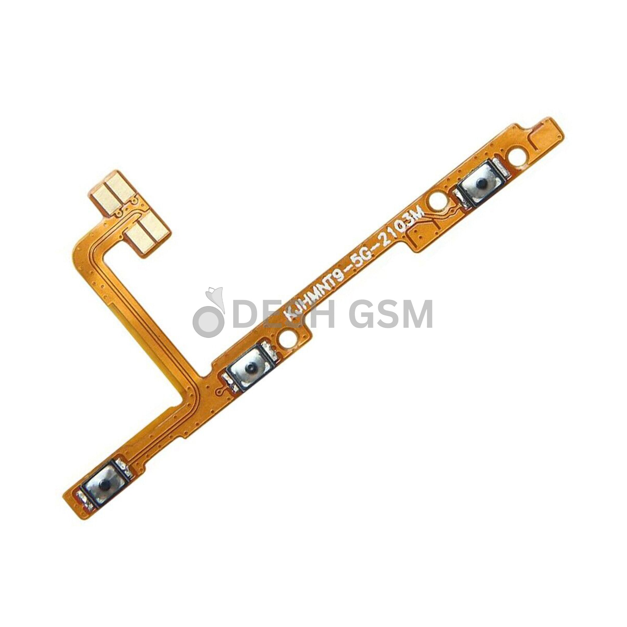 Power et Volume Bouton Flex pour XIAOMI Redmi Note 9T 5G