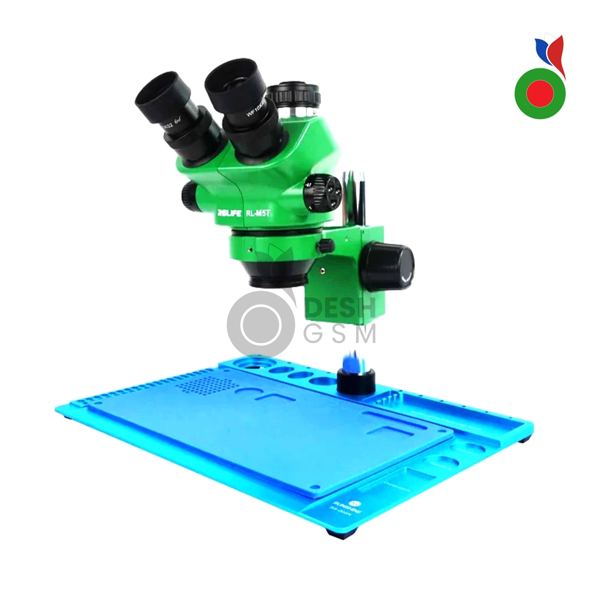 Microscope RL-M5T avec SS-004N | 7X-45X Zoom | RELIFE – DESH GSM