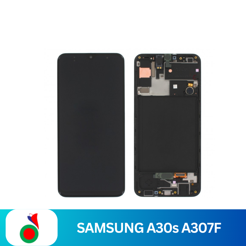 Samsung A30s A307F Complete Incell LCD Screen with Chassis – DESH GSM